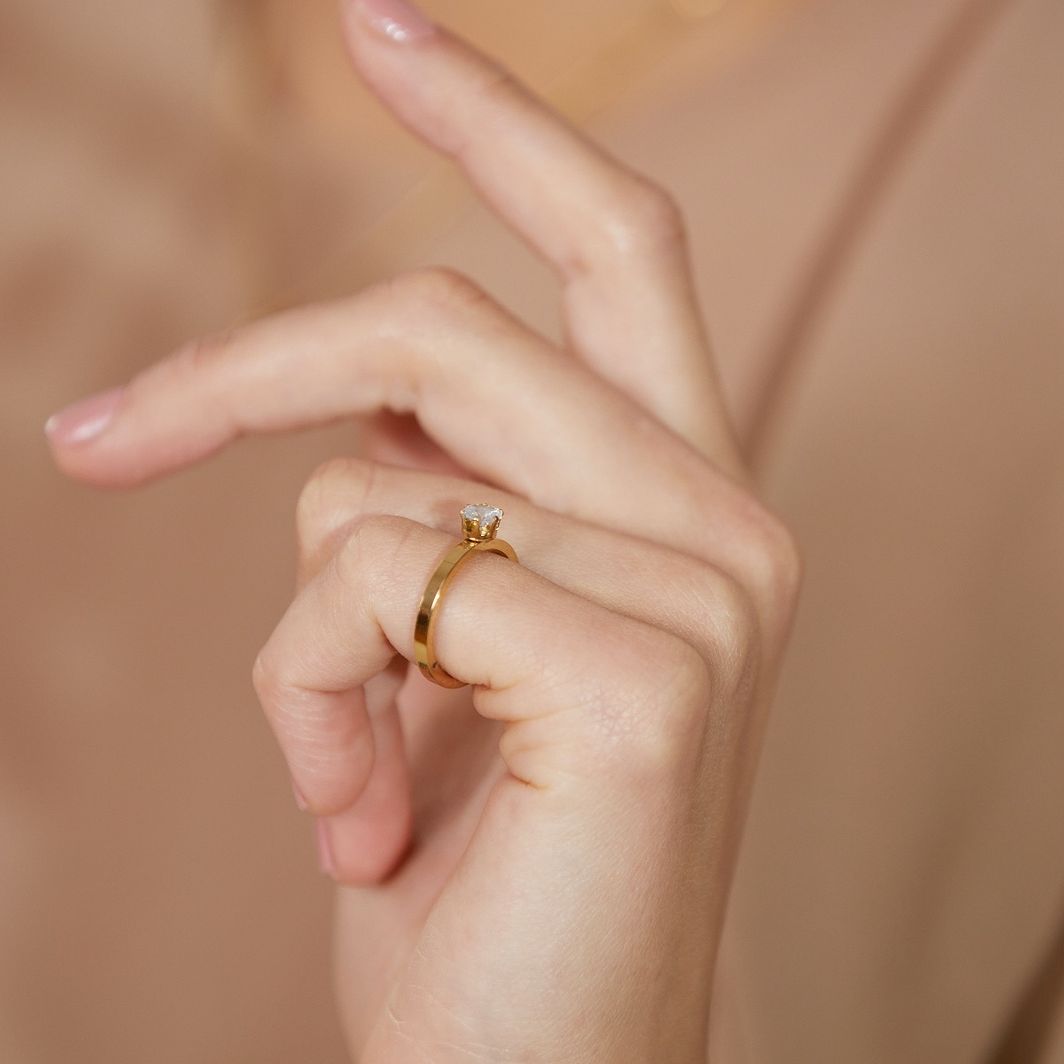 EDBLAD - Crown Ring Gold | Glensia