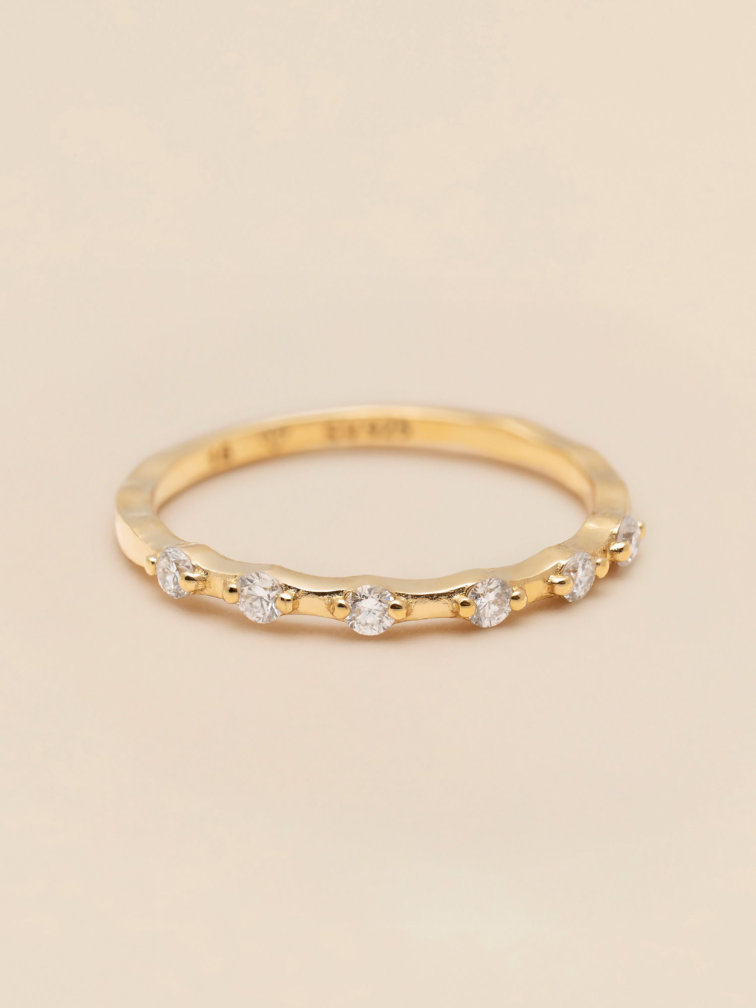 YLVA LI - YL signature ring - Gold | Glensia